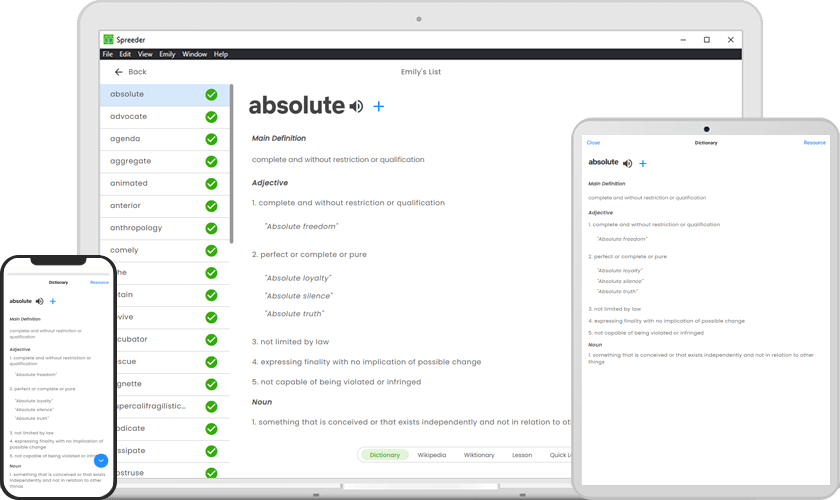 Spreeder - Speed Reading App & Software